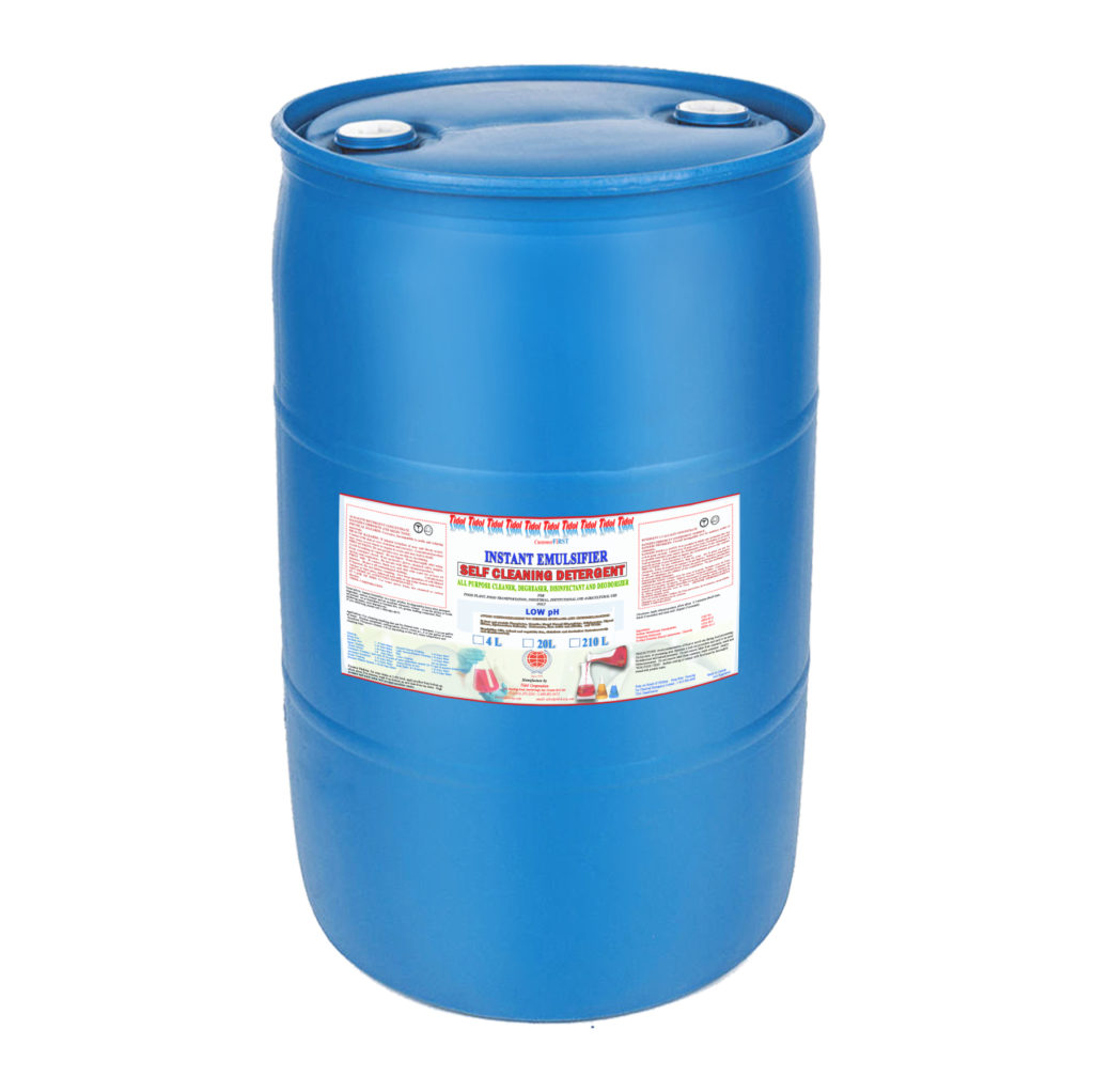 Self Cleaning Detergent - INSTANT EMULSIFIER LOW pH - Tidol Corp