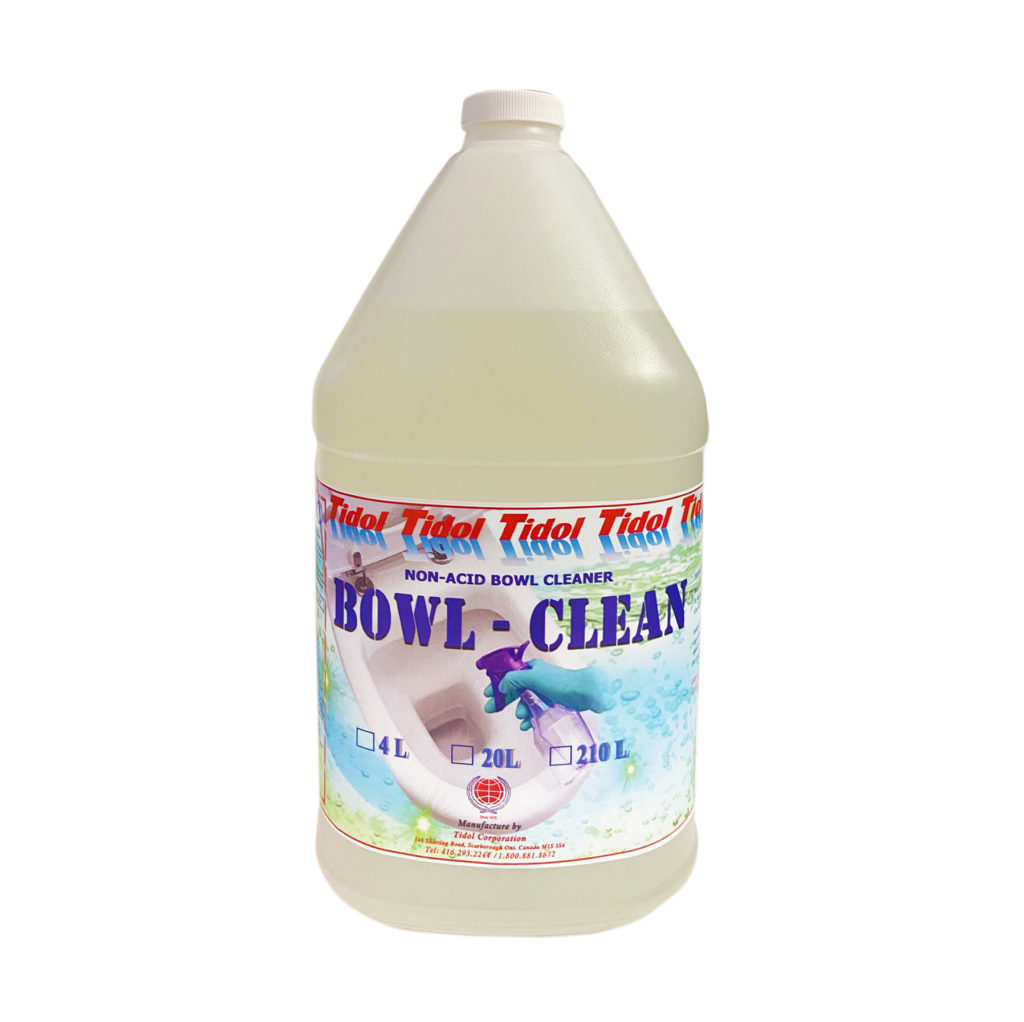 Non Acid Toilet Bowl Cleaner - NONACID - Tidol Corp