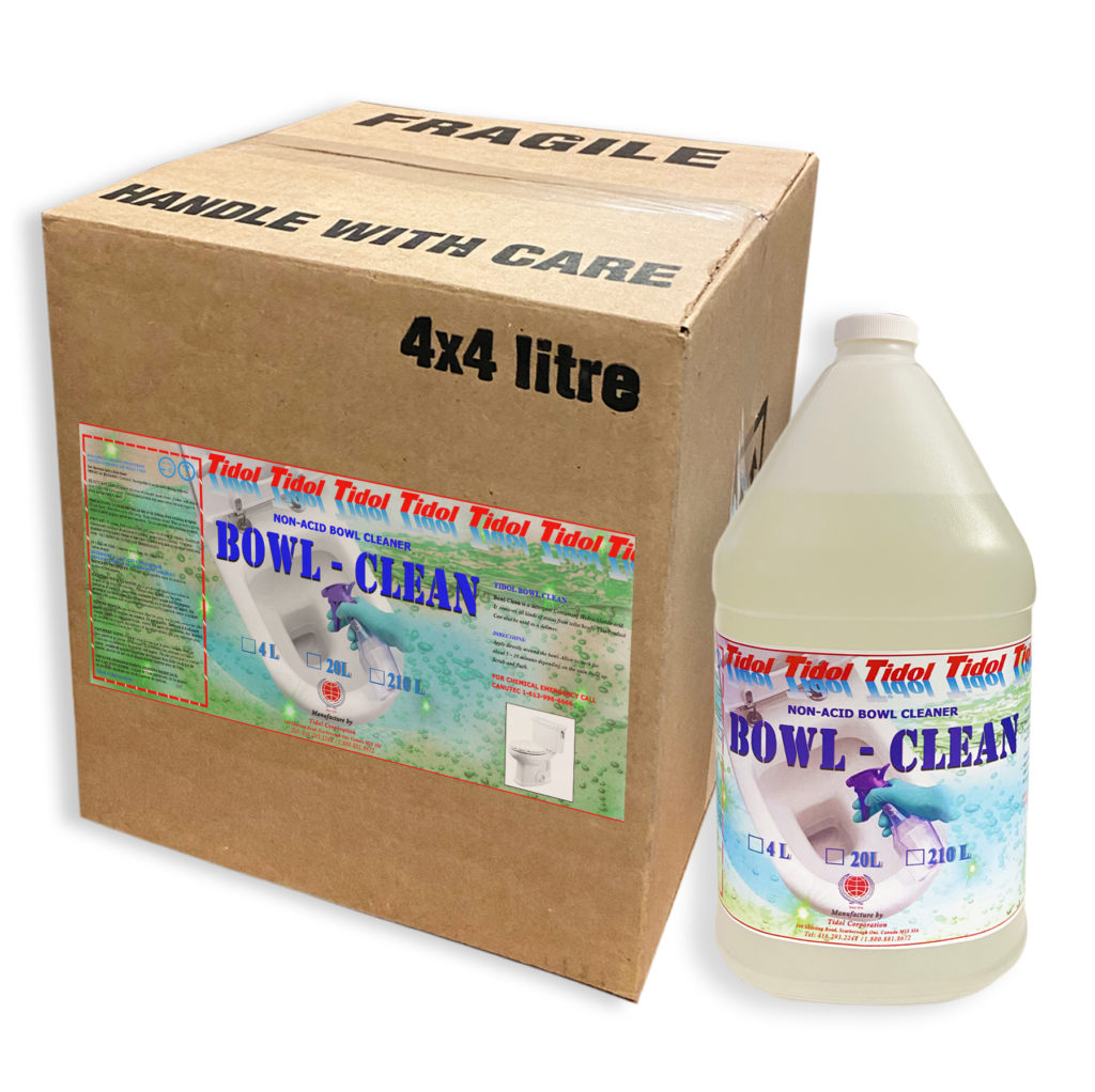 Non Acid Toilet Bowl Cleaner - NONACID - Tidol Corp