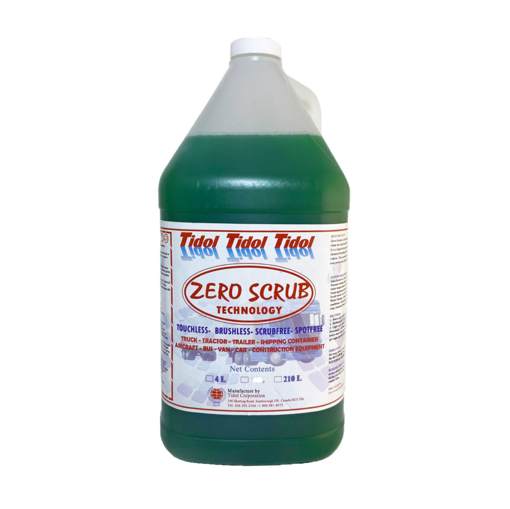 Touchless Pressure Wash Detergent - ZERO SCRUB - Tidol Corp