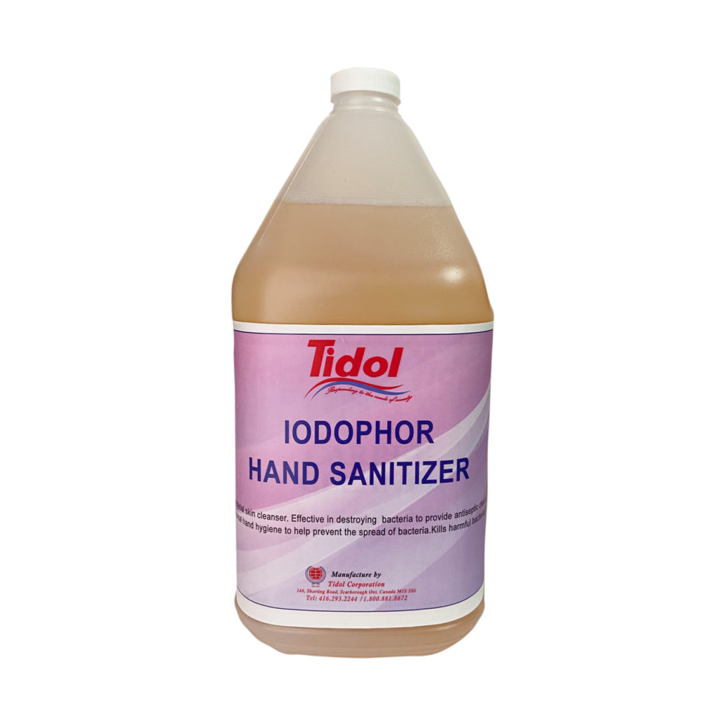 Iodine Hand Sanitiser - IODOPHOR - Tidol Corp