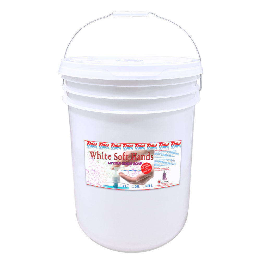 White Hand Soap - SOFT HANDS WHITE - Tidol Corp