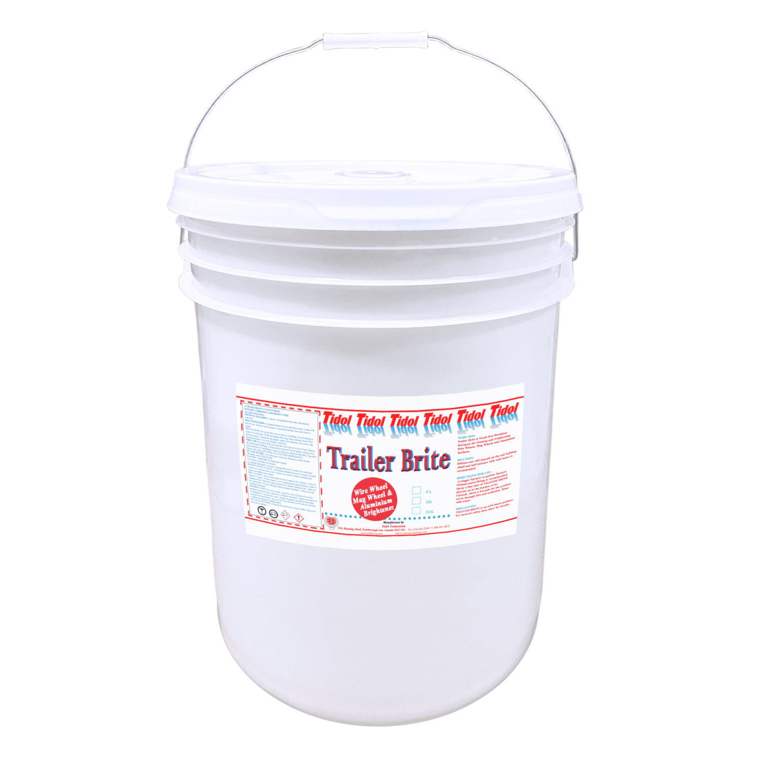 Aluminum Trailer Cleaner - TRAILER BRITE - Tidol Corp